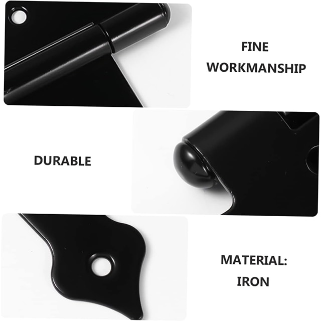 Set 2 balamale usi in forma de T, Tebnaild, Negru - eMAG.ro