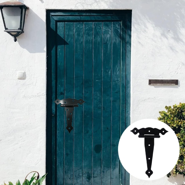 Set 2 balamale usi in forma de T, Tebnaild, Negru - eMAG.ro