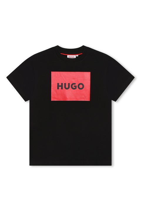 HUGO, Tricou cu imprimeu logo - eMAG.ro