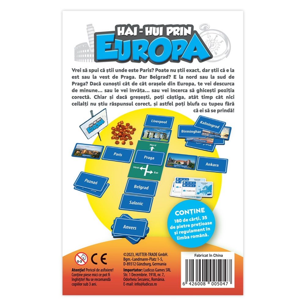 Joc Hai Hui prin Europa, lb. romana - eMAG.ro
