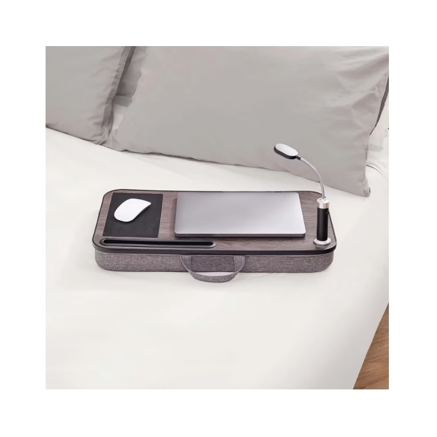 Masuta laptop stand JRH, multifunctionala, blat MDF, mouse pad, suport ...