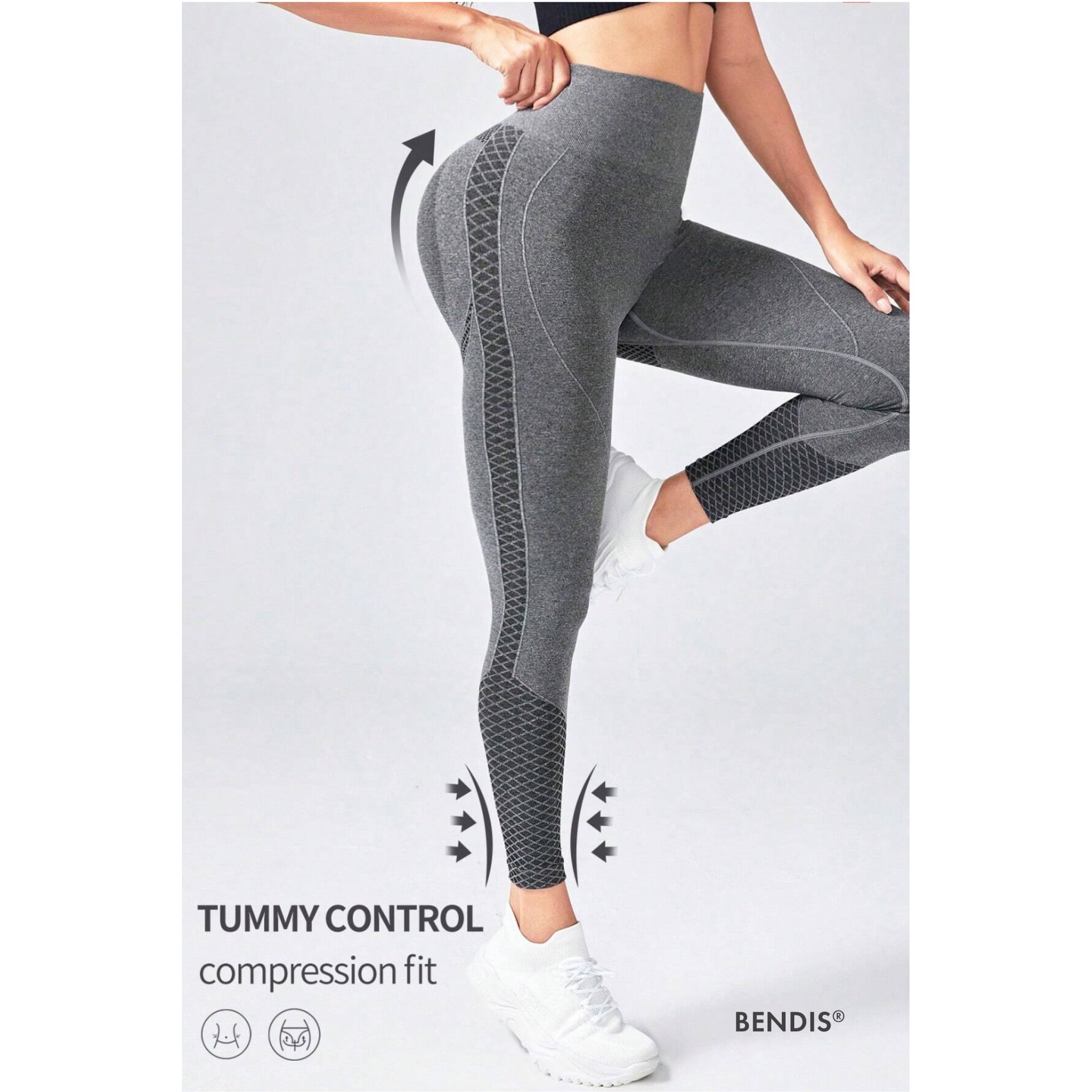 Colanti Push Up pentru Fitness, cu Talie Inalta, Elastici, Respirabili ...