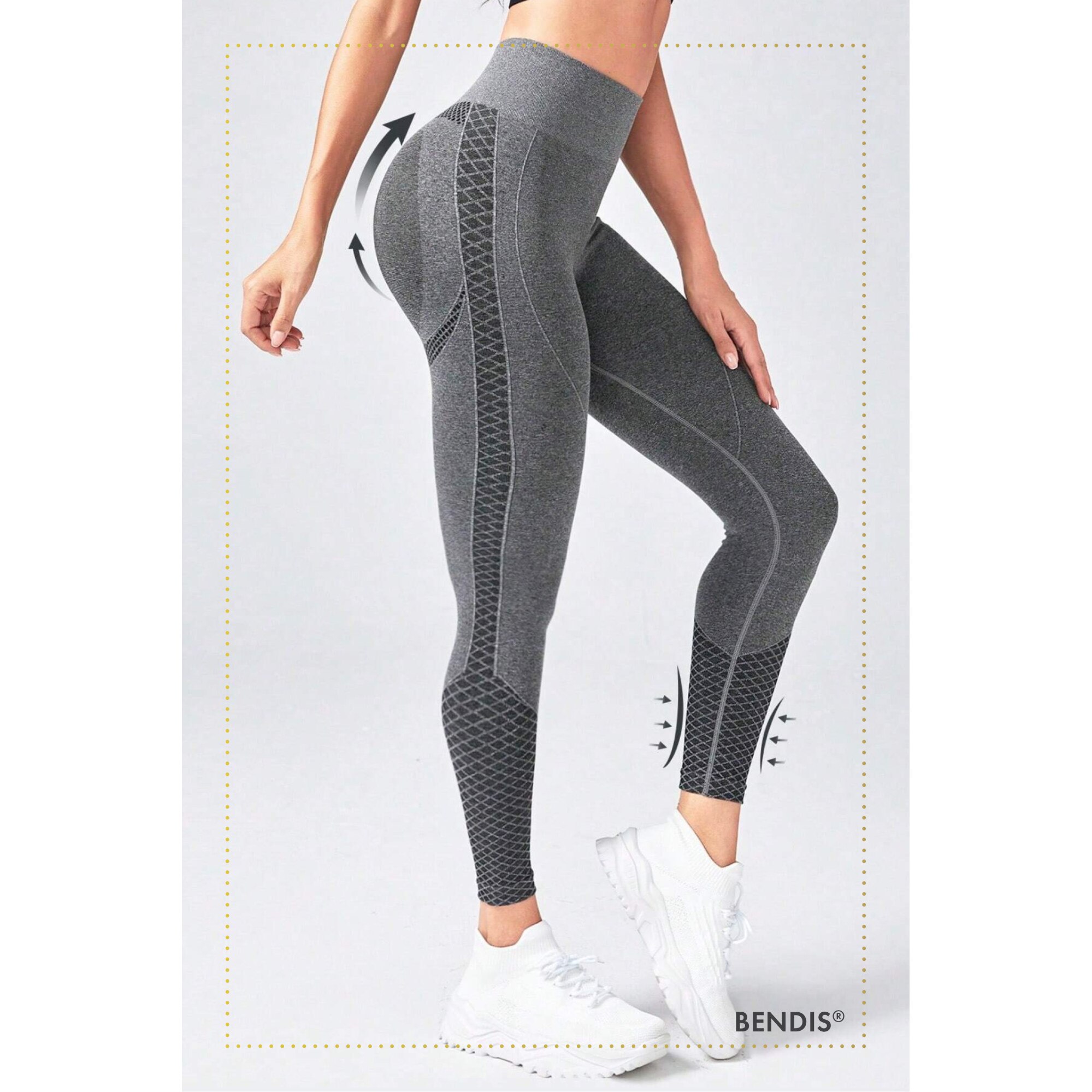 Colanti Push Up pentru Fitness, cu Talie Inalta, Elastici, Respirabili ...