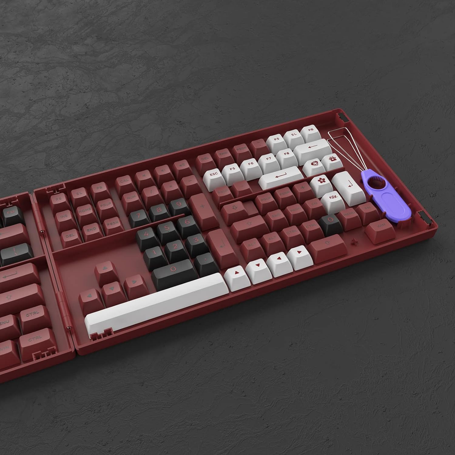 Set taste pentru tastatura mecanica AKKO Bred Keycap Set - ASA Key ...