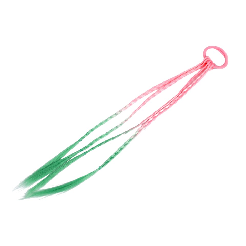 Elastic par cu 4 suvite colorate impletite Crisalida, lungime 40 cm ...