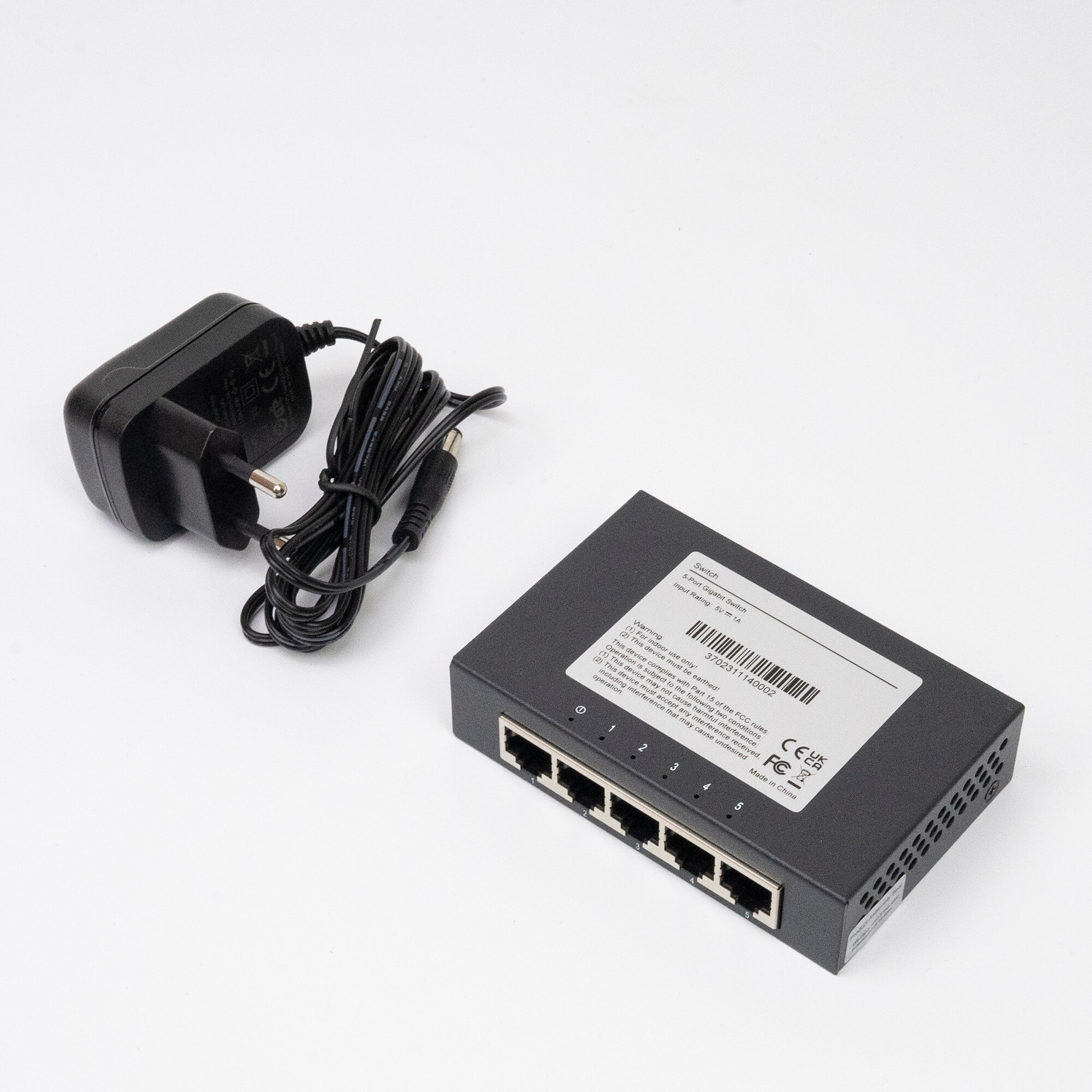 Суич PNI SW105, 5 x 10/100/1000 Mbps, Gigabit, метален корпус - eMAG.bg