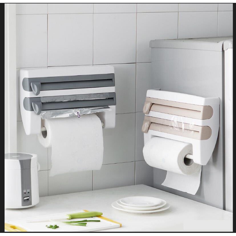 Suport rola/folie, AT PERFORMANCE®, 39x10x25cm, alb - eMAG.ro