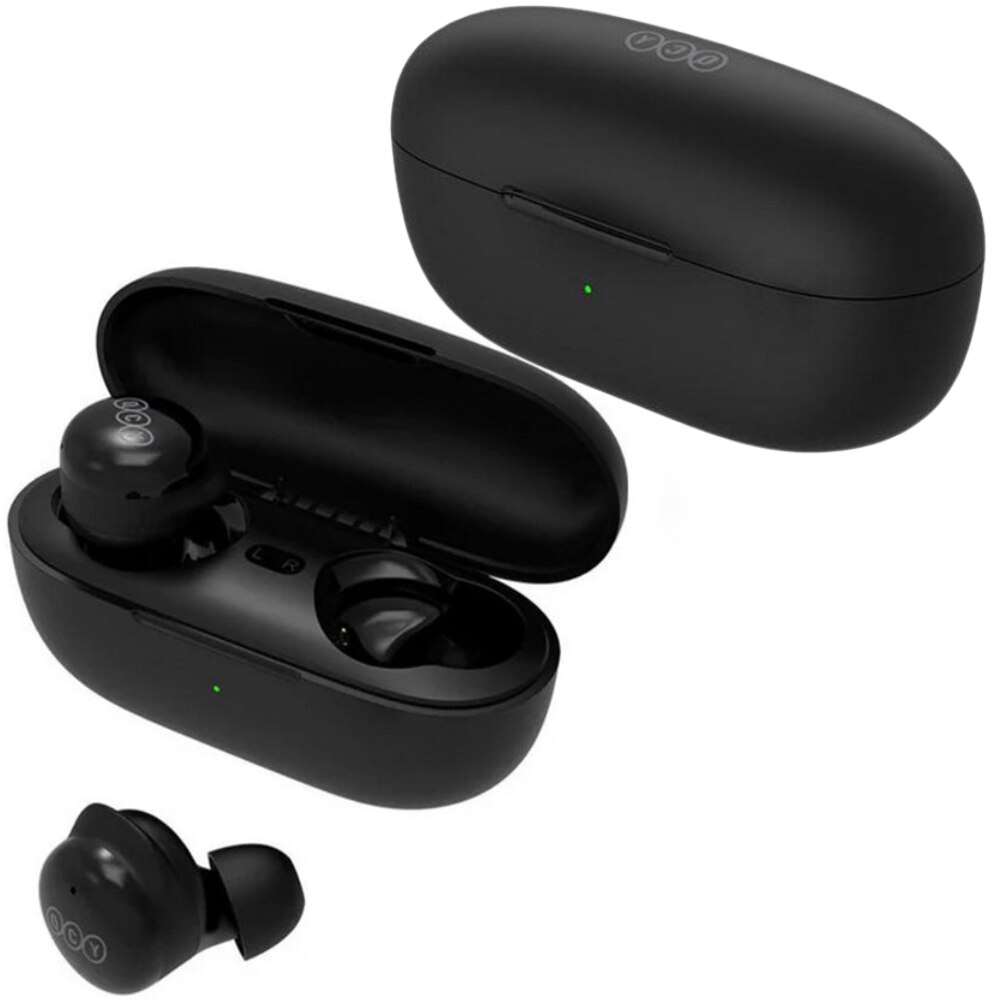Casti fara fir Bluetooth 5.1, Qcy, Negru - eMAG.ro