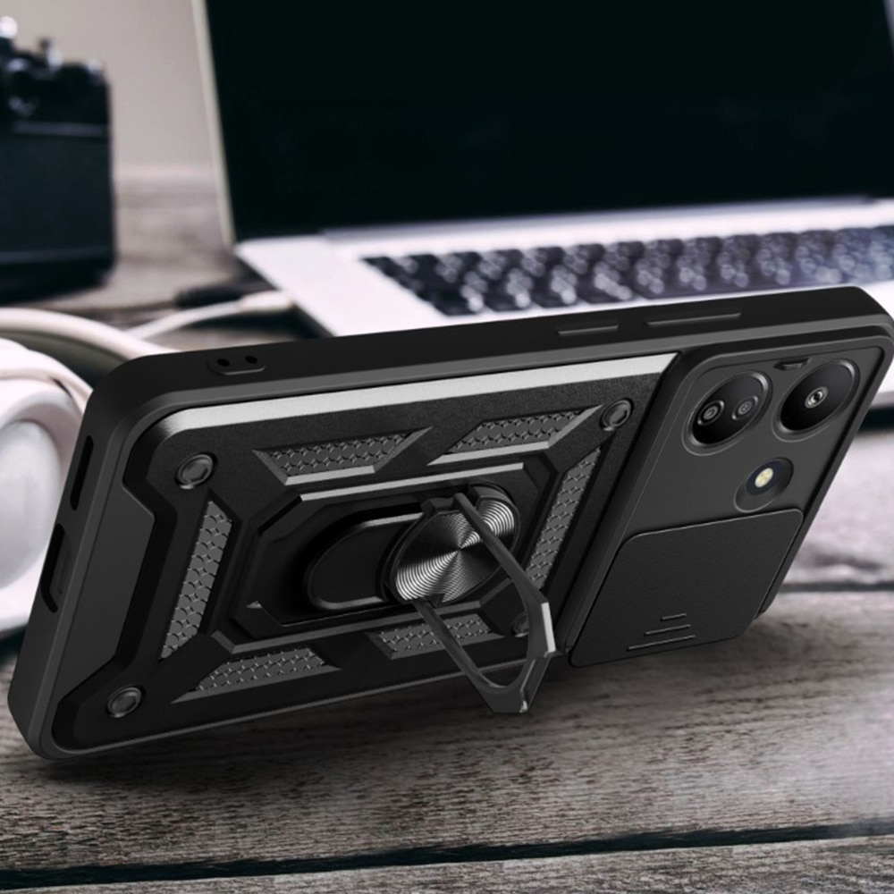 Husa telefon compatibila xiaomi redmi 13c, slide & snap premium ...