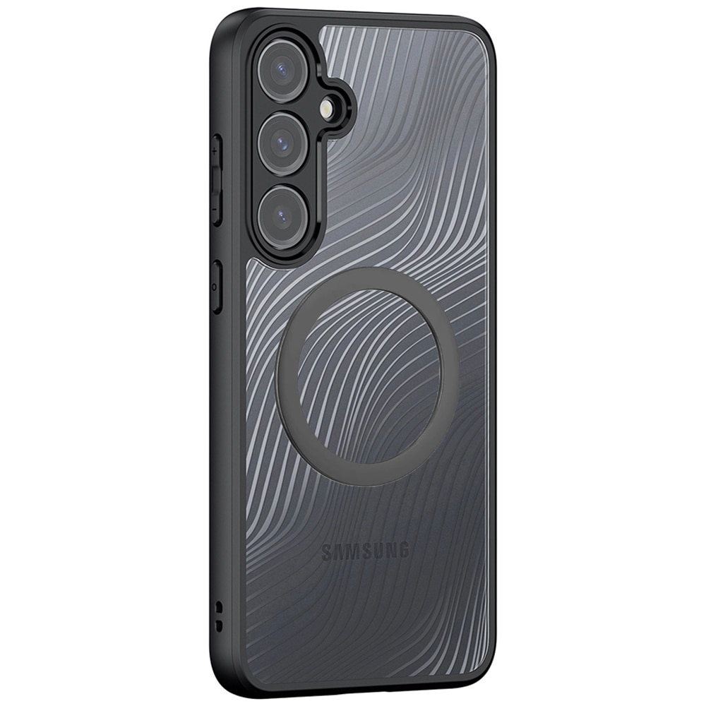 Husa tip MagSafe, compatibila Samsung Galaxy S23 FE, FONIX Matte DeLuxe, Suprafata mata, Spate ...