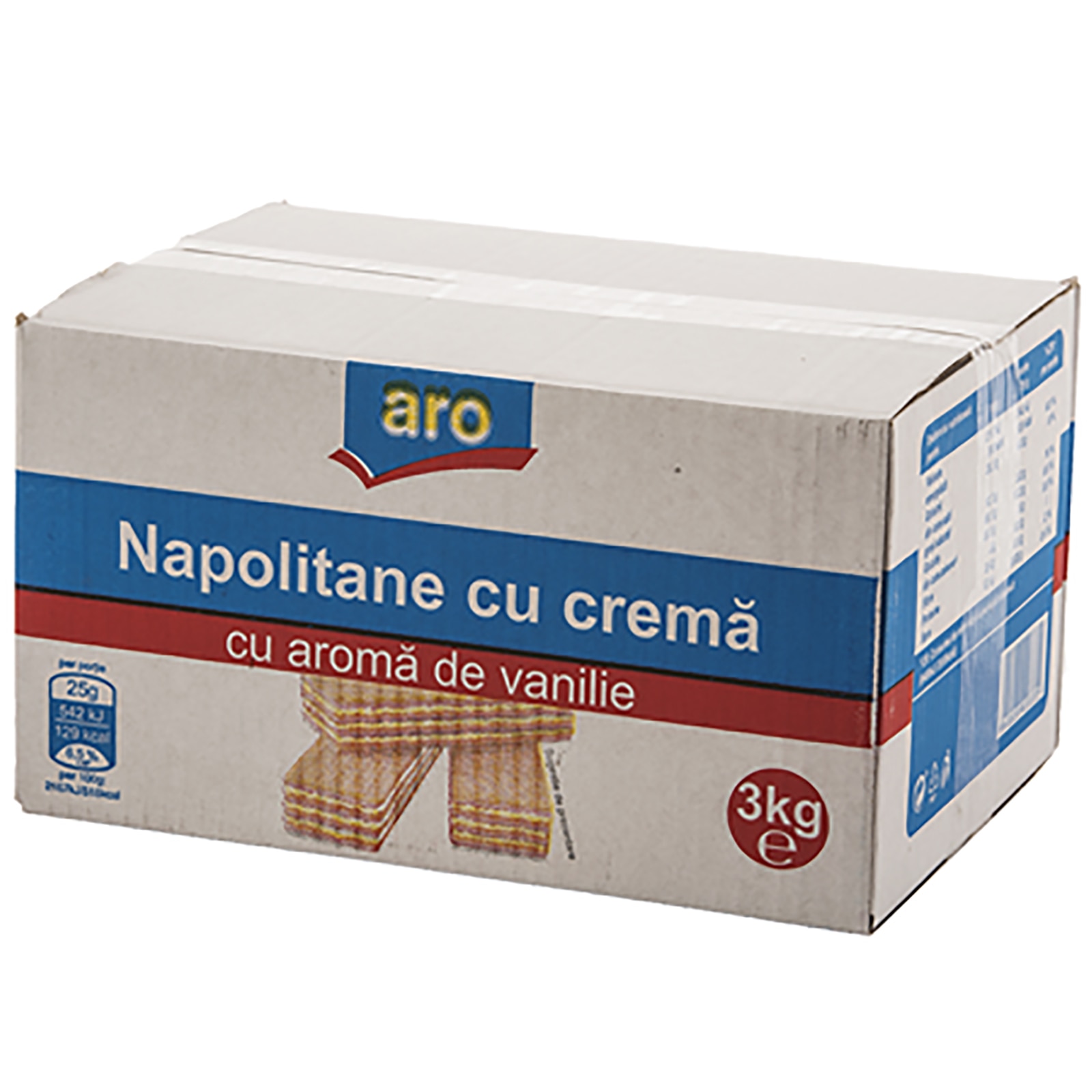 Napolitane cu Crema de Vanilie 3 Kg, Aro - eMAG.ro