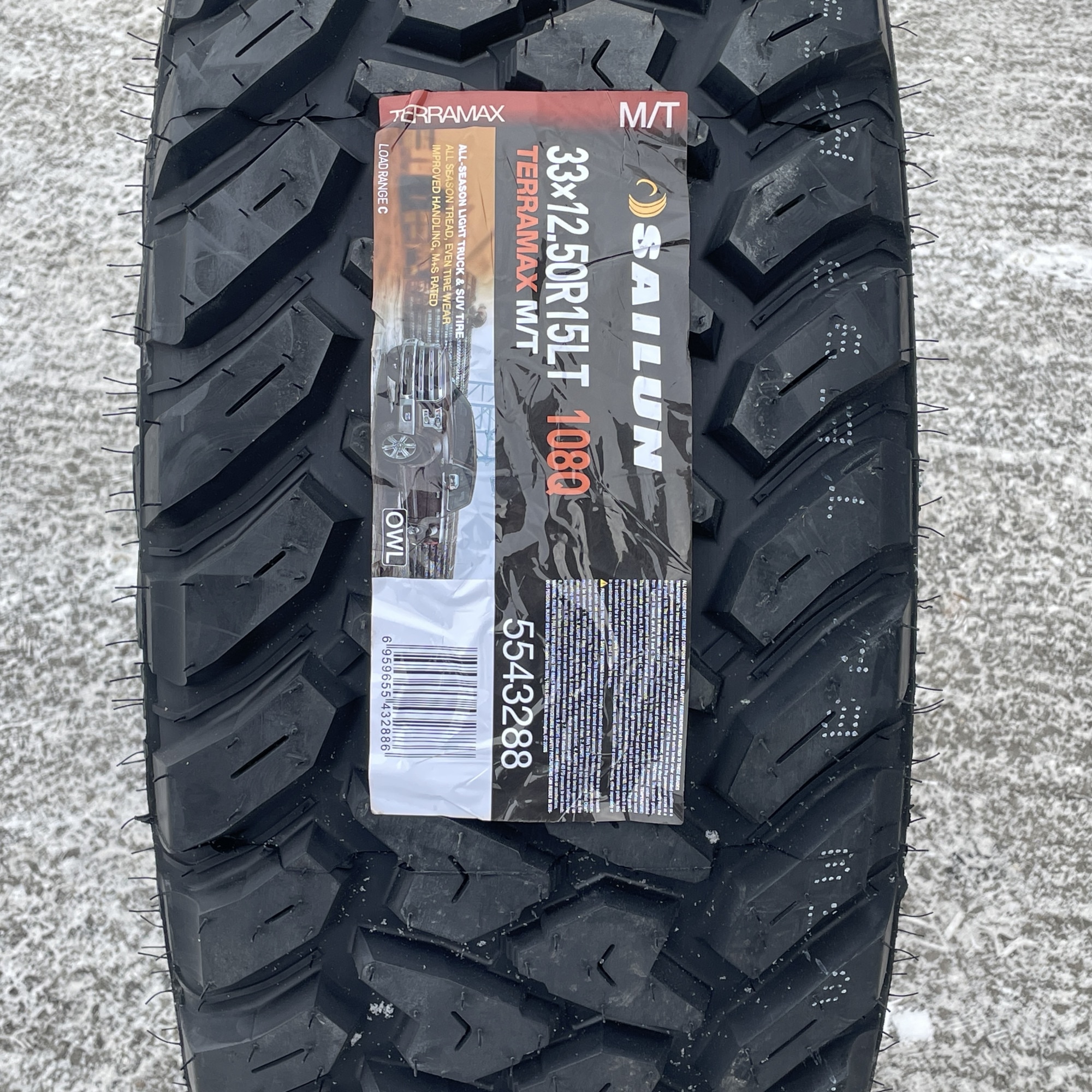 Anvelopa All Season Off Road MT, Sailun Terramax M/T, 33x12.50 R15 108Q ...