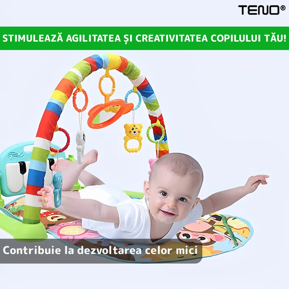 Centru de Activitati si Joaca Teno®, saltea interactiva pentru copii cu ...