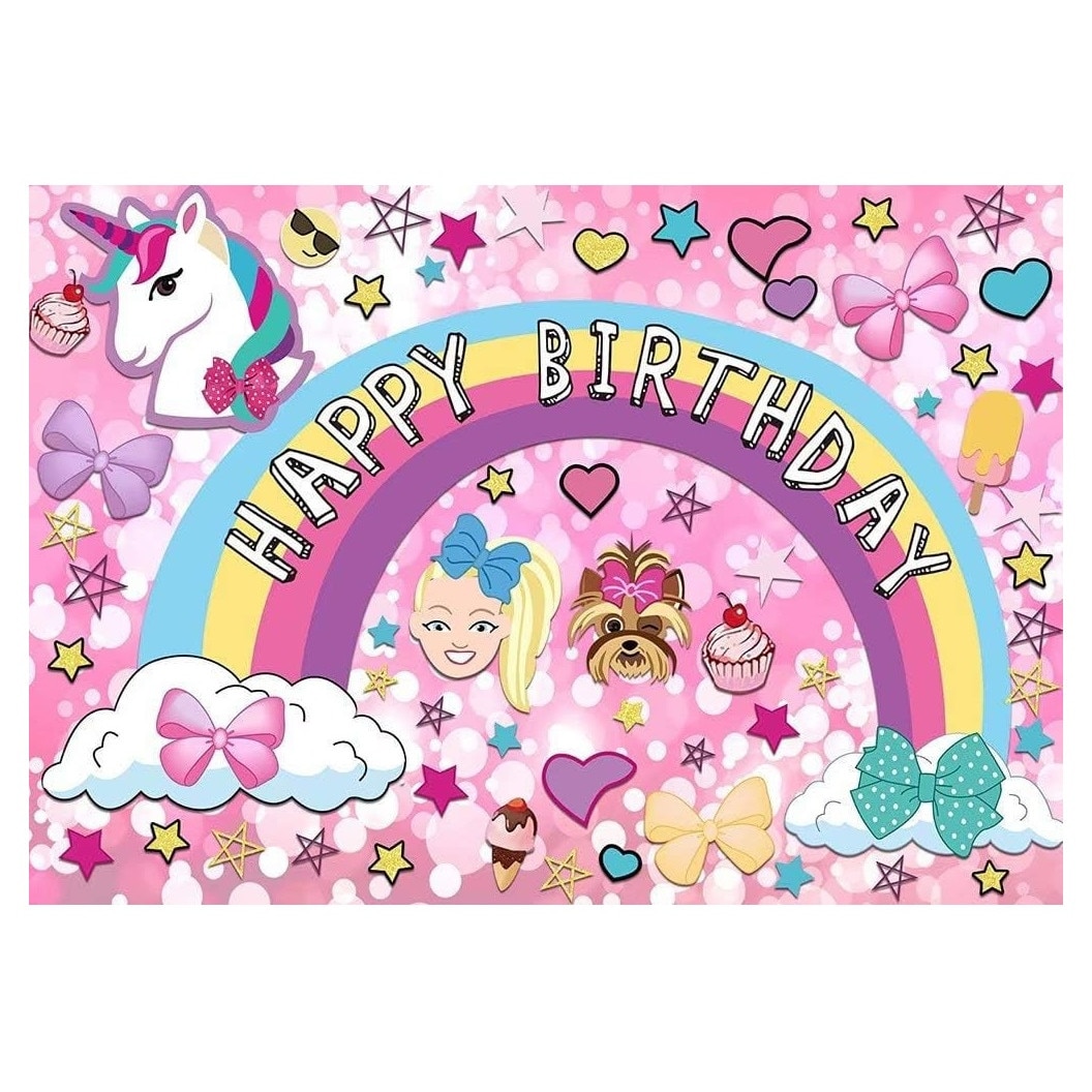 Banner "Happy Birthday" Aosto, vinil, multicolor, 150 x 100 cm - eMAG.ro
