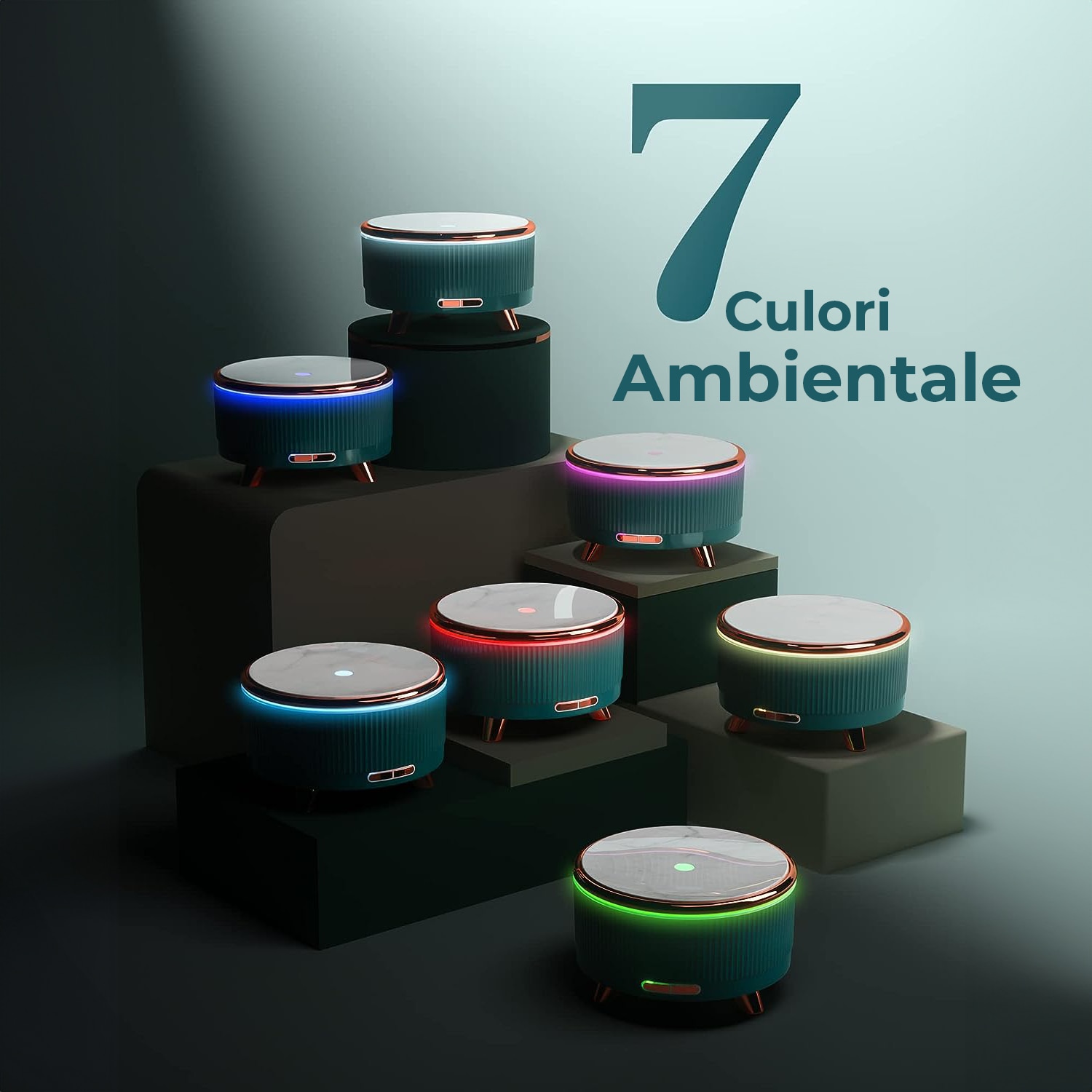 Difuzor de ulei esential, aromaterapie, umidificator de aer, rezervor ...