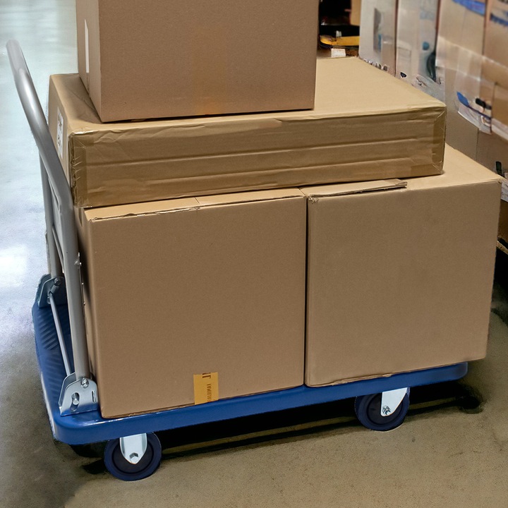 Carucior platforma transport marfa, 400kg, Naimeed D5657L, pliabil ...