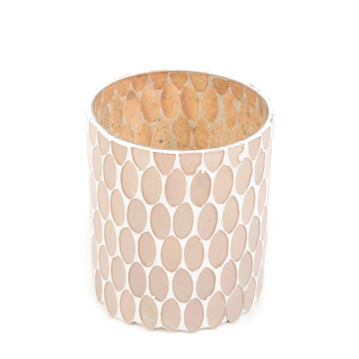 Felinar TESSELI cu mozaic roz 9x8 cm HOMLA - eMAG.ro