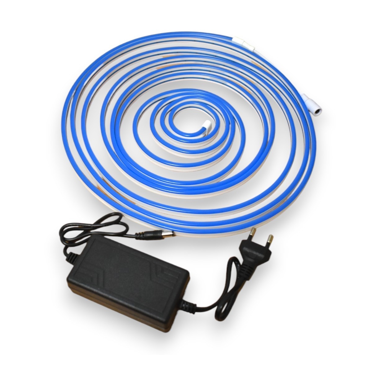 Banda led tip neon Flex albastru silicon SMD2835 Lungime 5m - eMAG.ro