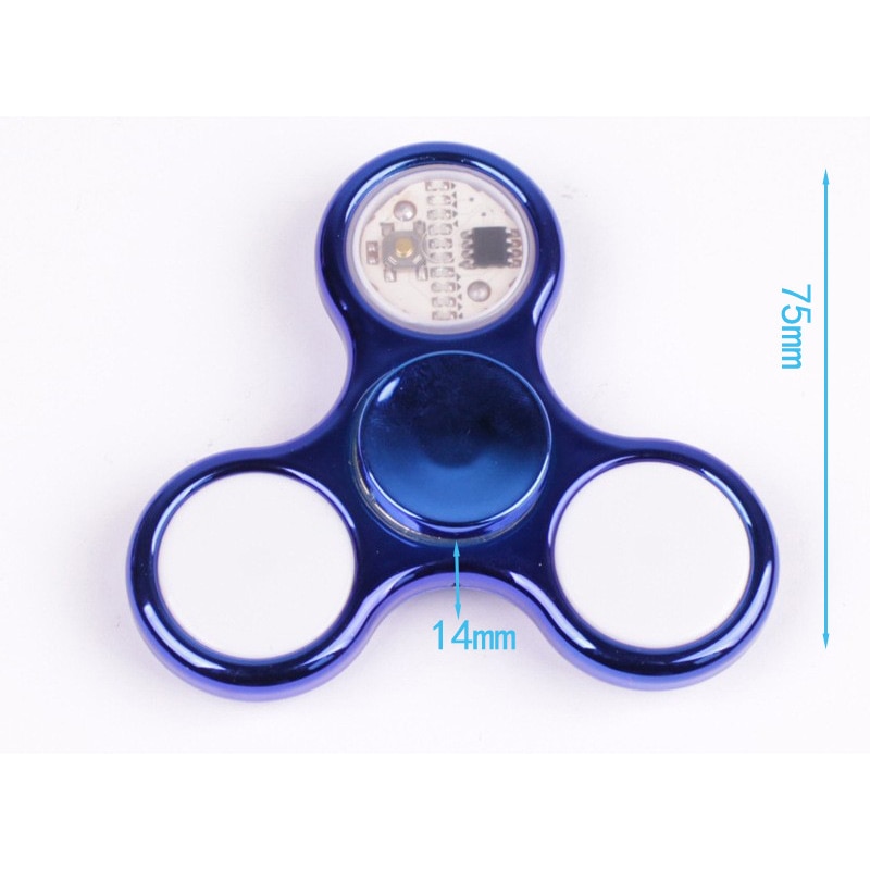 Fidget Spinner, Metal, Multicolor - eMAG.ro