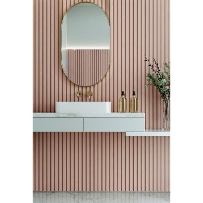 Panou riflat alb duropolimer lavabil 290x20cm FDE121 - eMAG.ro