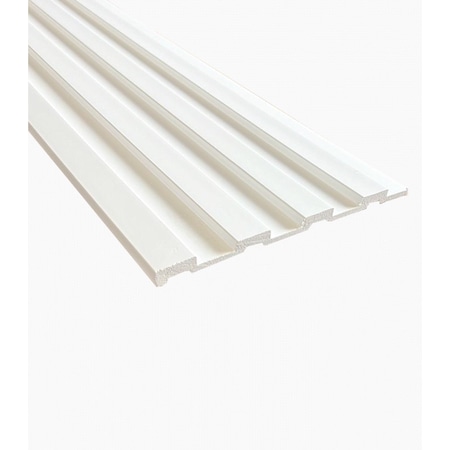 Panou riflat alb duropolimer lavabil 290x20cm FDE121 - eMAG.ro