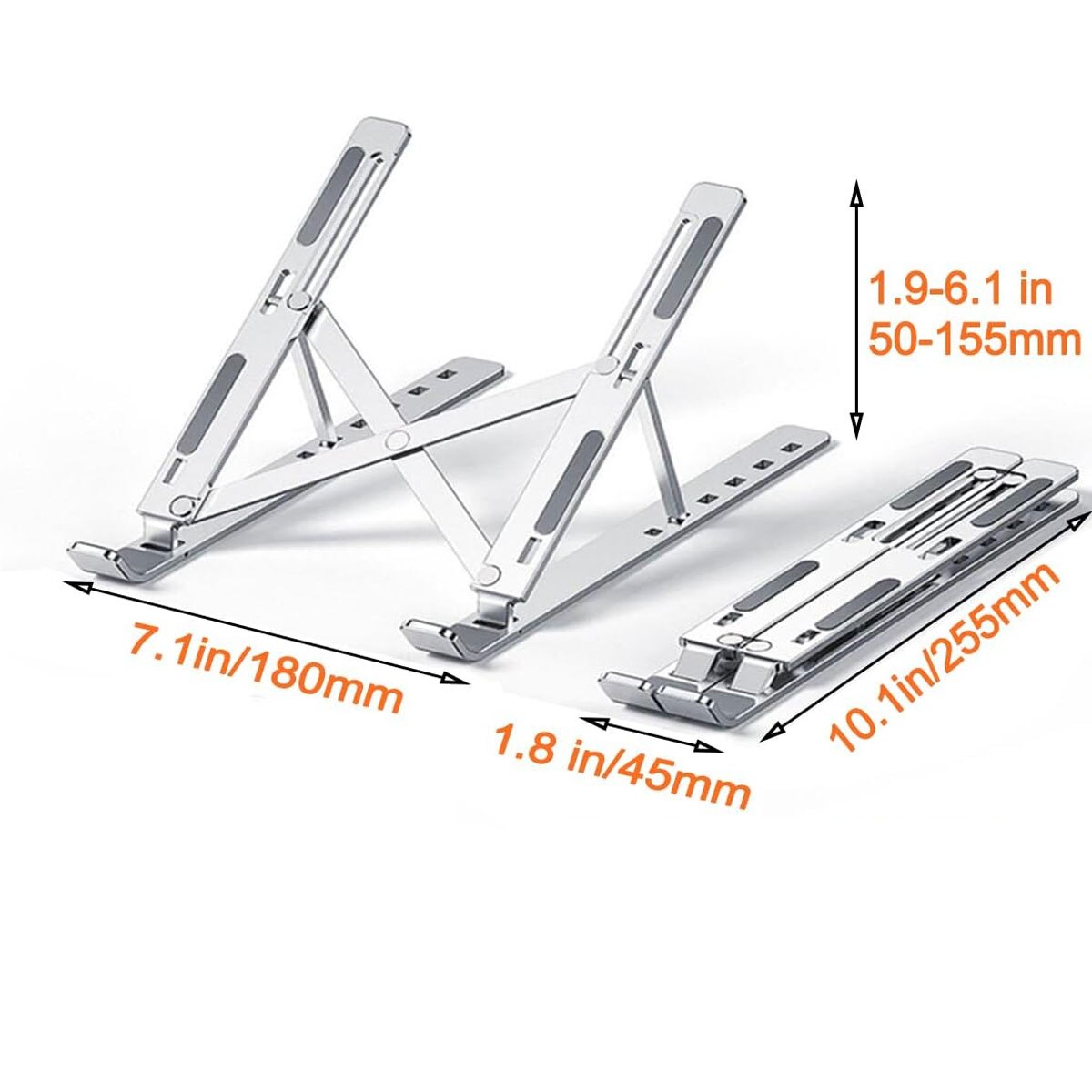 Suport pentru laptop si tableta 12-18" JENUOS®, Stand Reglabil Pe 6 ...