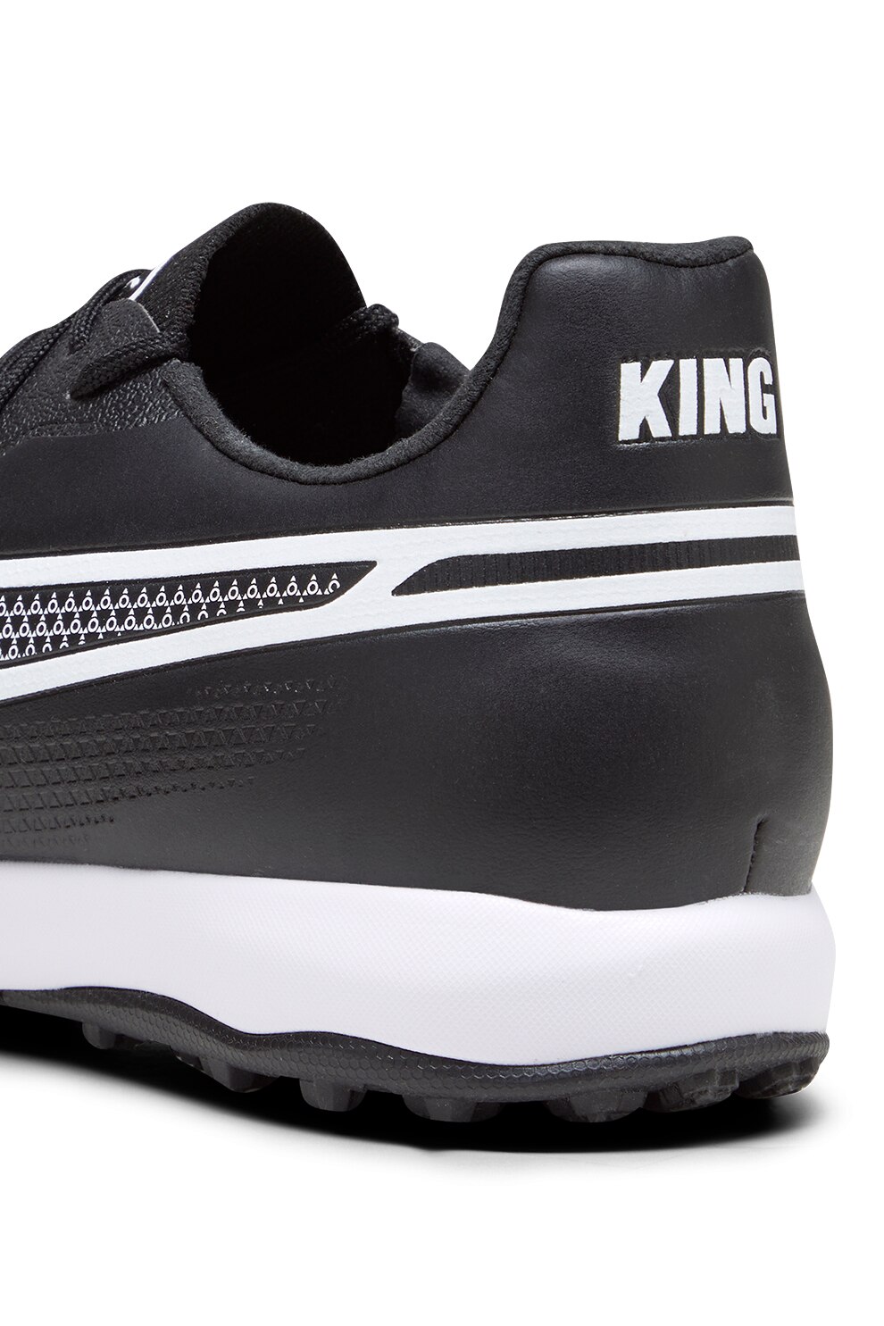 Puma, Футболни обувки KING PRO TT, Черен, Бял, 9 - eMAG.bg
