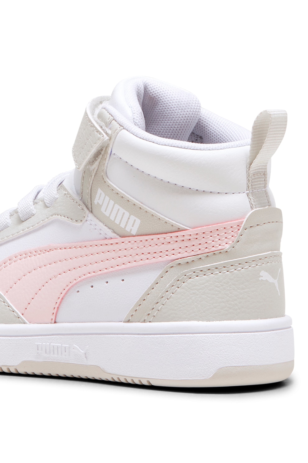 Puma, Pantofi sport mid-cut cu velcro Rebound V6 - eMAG.ro