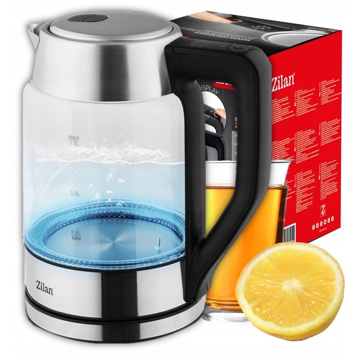 Fierbator de apa Zilan ZLN8955, transparent, putere 2200 W, capacitate ...