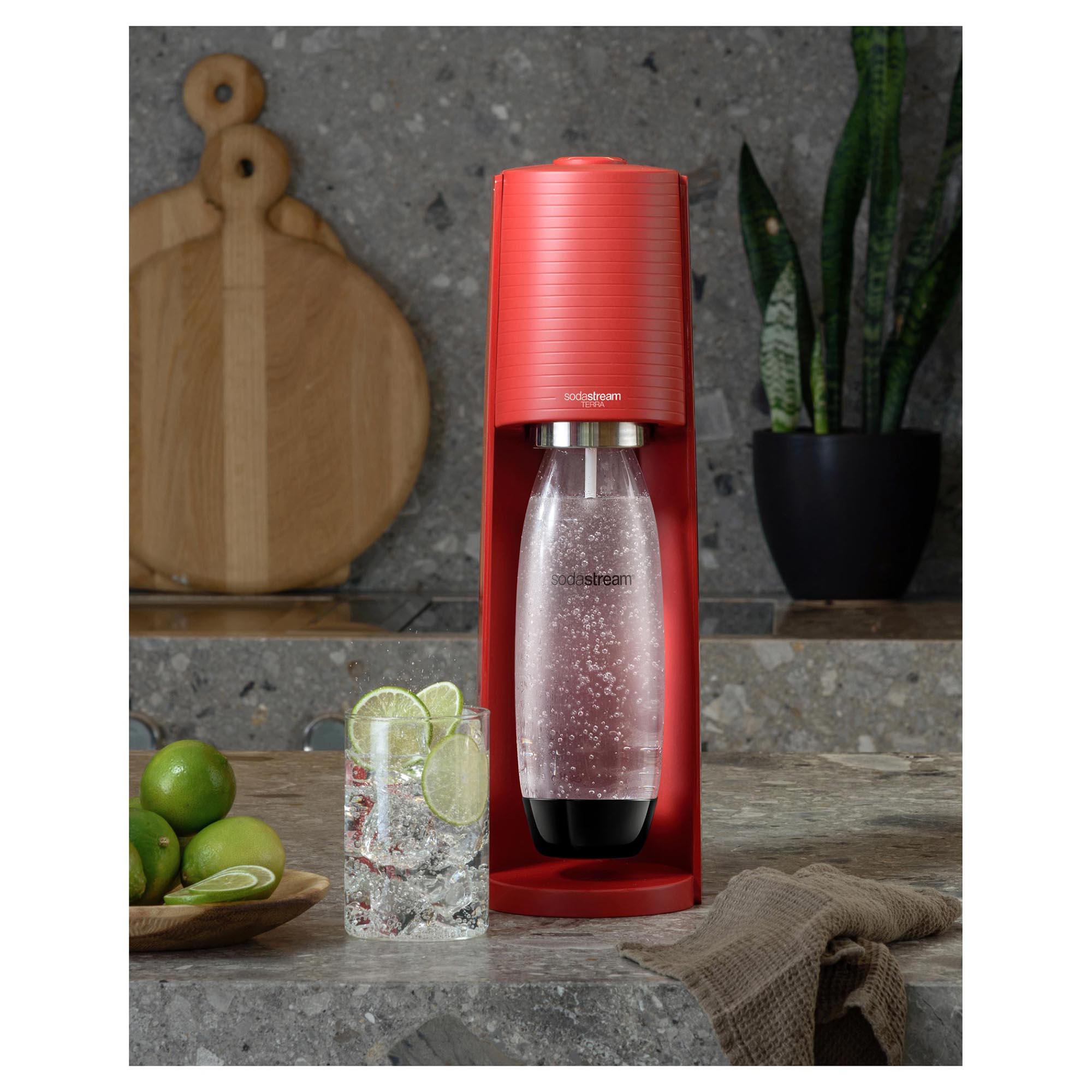 Sodastream TERRA Red CQC Szódagép, Piros - eMAG.hu