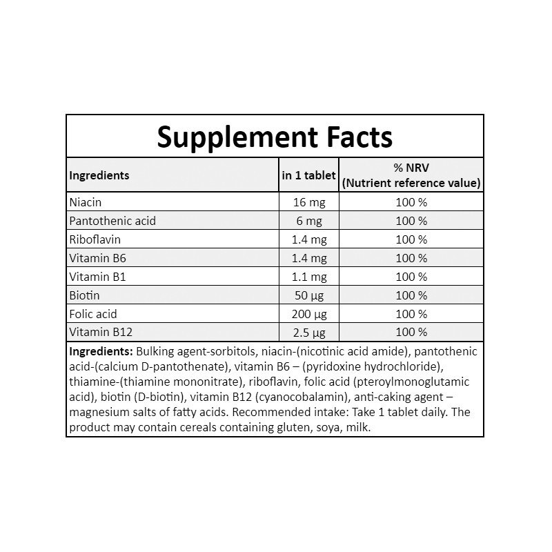 Supliment alimentar Muscle Power B-Complex 90 Tablete - eMAG.ro