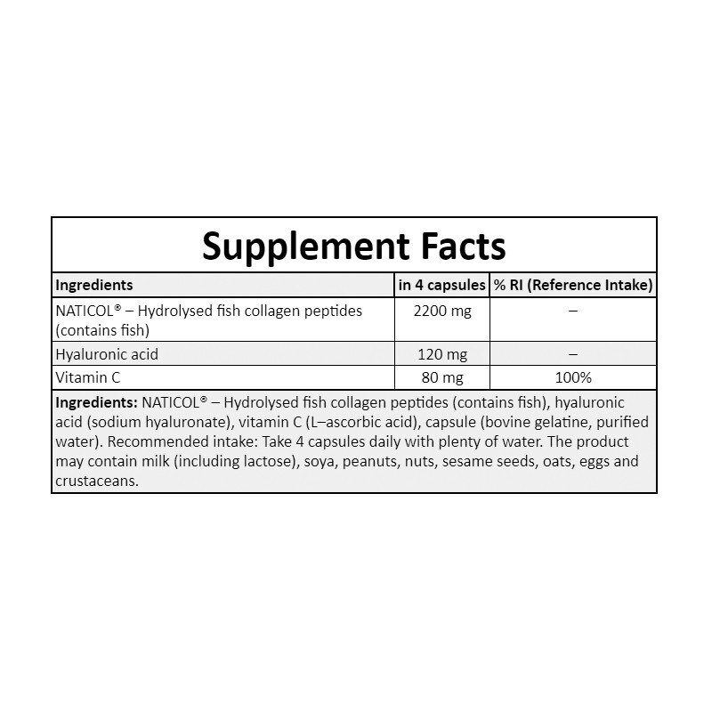 Supliment alimentar Muscle Power Marine Colagen + Hialuronic Acid ...