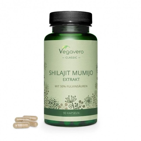 Shilajit Mumie Extract 500 mg, 90 Capsule, Vegavero - eMAG.ro