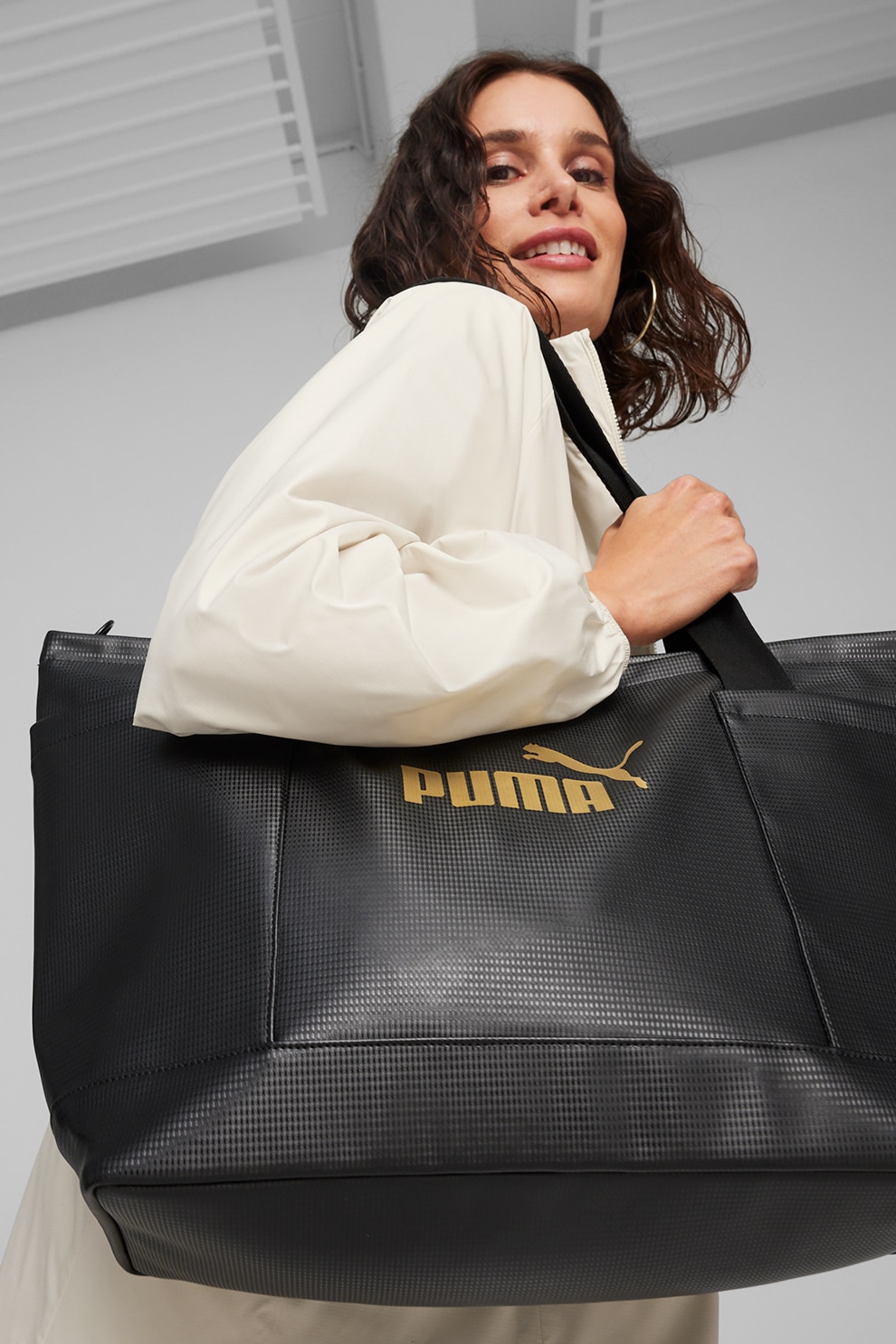 Puma, Geanta shopper Core Up, Negru - eMAG.ro