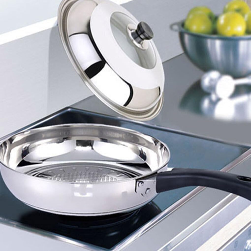 Capac oala, Senmase, Otel inoxidabil, 30x7.5cm, Argintiu - eMAG.ro