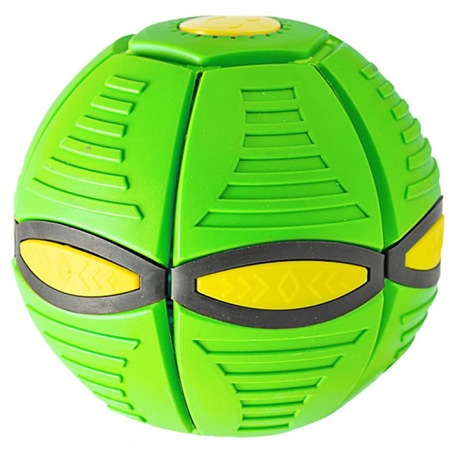 Интерактивна играчка Magic Ball, 3 LED светлини, зелена, пластмаса ...