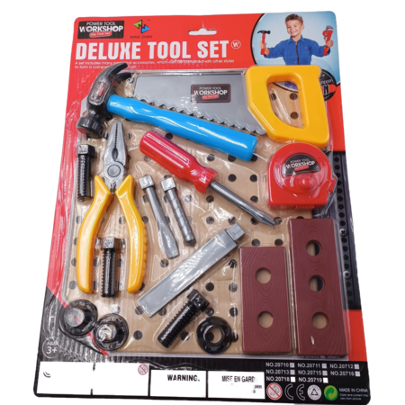 Trusa Constructor cu 19 Piese Pentru Copii, Diferite Accesorii, Plastic ...