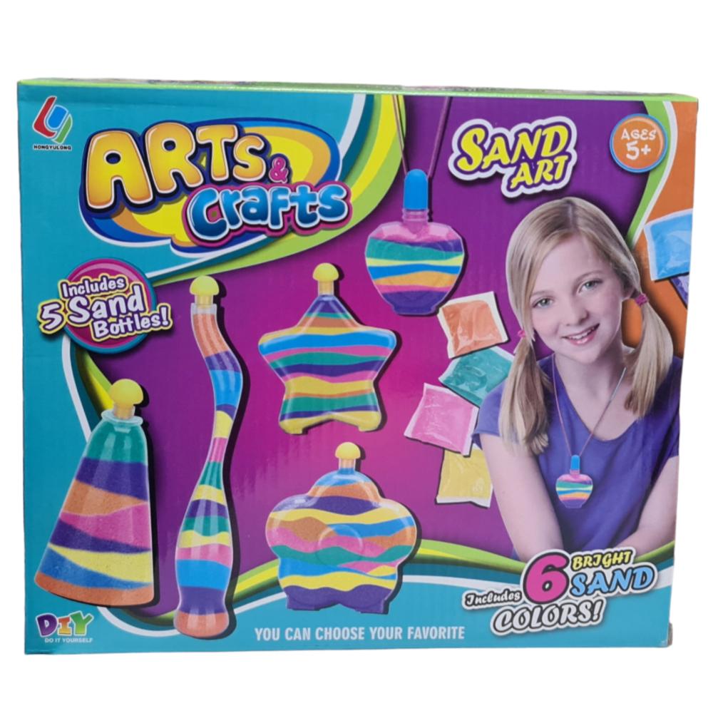 Joc Sticlute cu nisip colorat - eMAG.ro