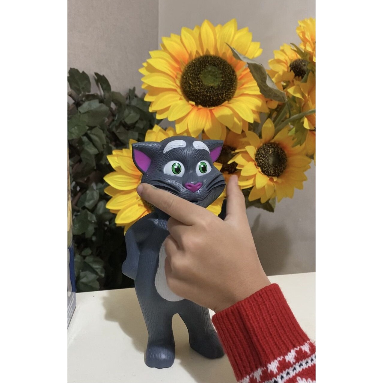 Jucarie interactiva THK, Motanul Talking Tom cu 7 functii inteligente ...