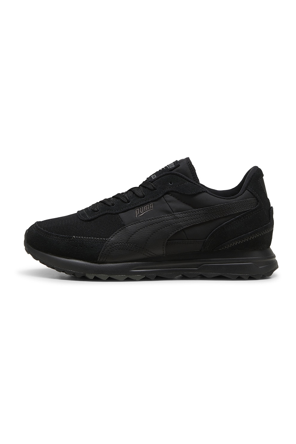 Puma, Pantofi sport unisex cu detalii de piele intoarsa Road Rider ...