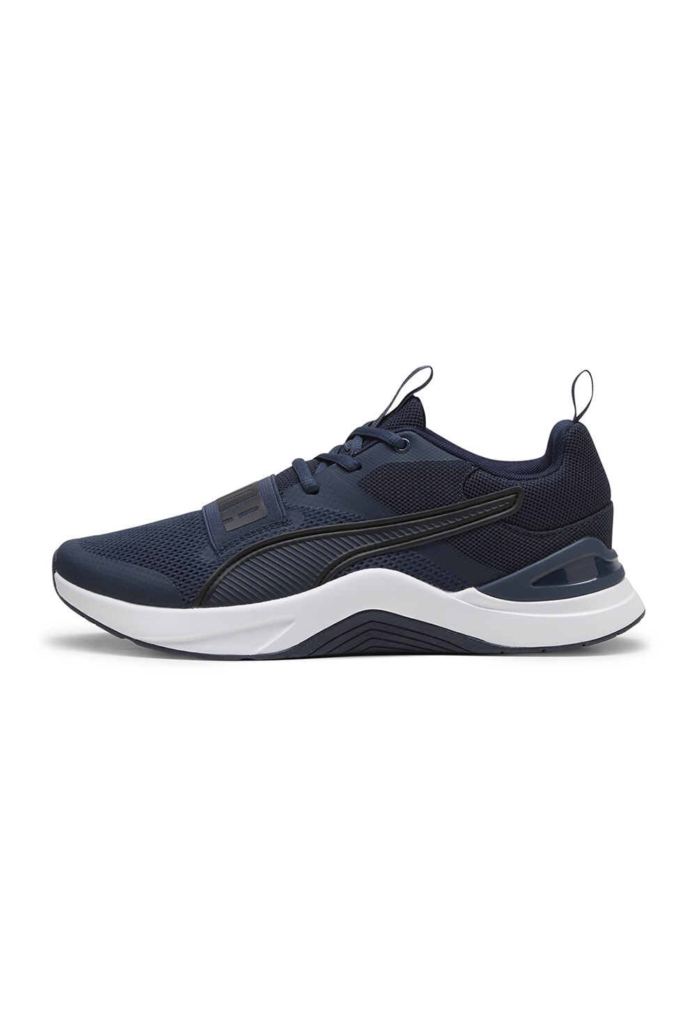 Puma, Pantofi cu logo pentru antrenament Prospect Club, Bleumarin, 9 ...
