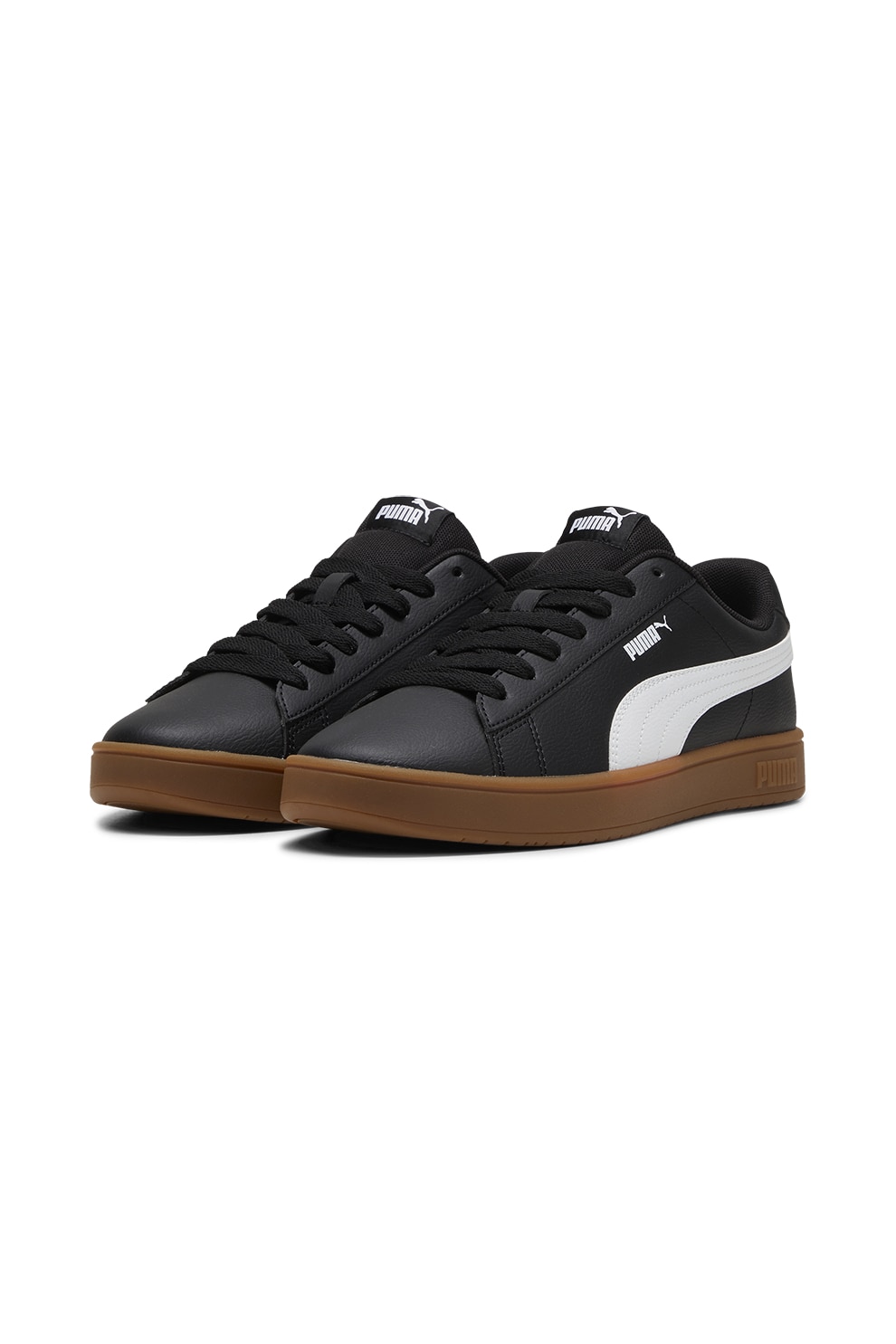 Puma, Pantofi sport unisex de piele ecologica Rickie Classic, Alb ...