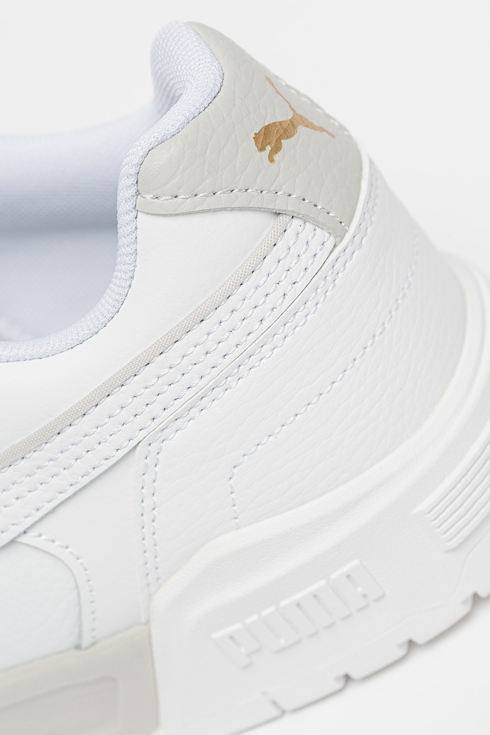 Puma, Tech Classic bőr és műbőr sneaker, Fehér, 8 - eMAG.hu