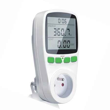 Priza cu Contor de Energie, Display Digital LCD, Monitorizare Consum ...
