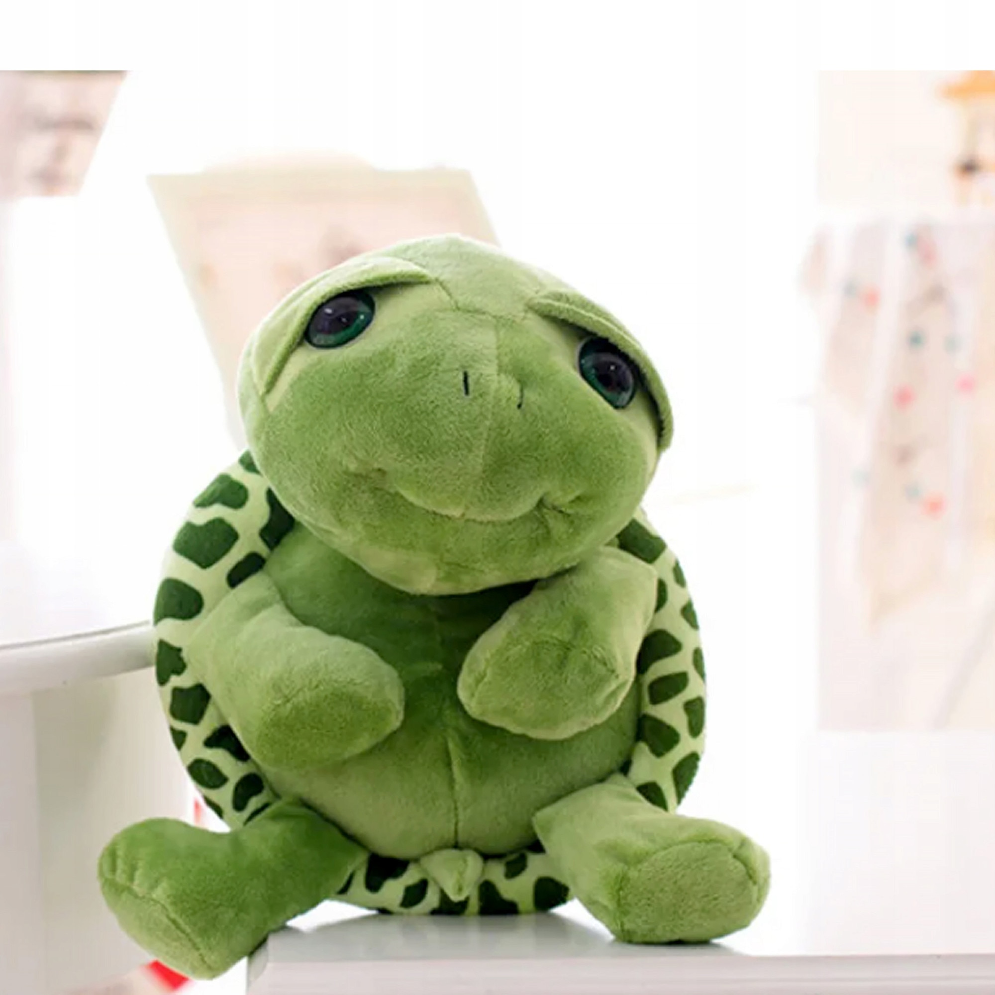 Jucarie de plus, plus, pentru copii, broasca testoasa, 75cm, verde ...