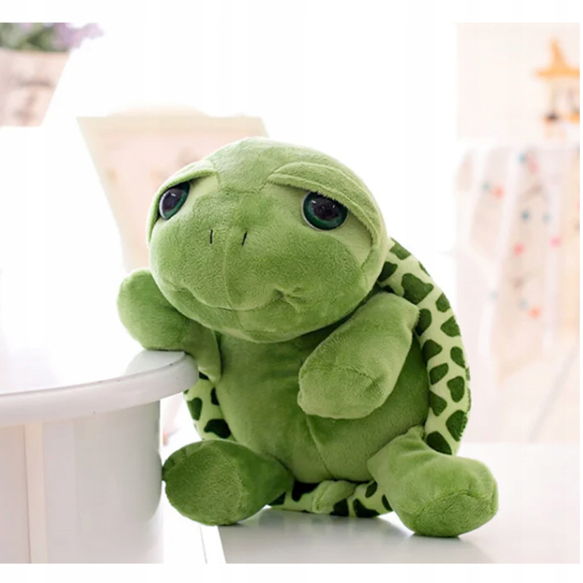 Jucarie de plus, plus, pentru copii, broasca testoasa, 75cm, verde ...