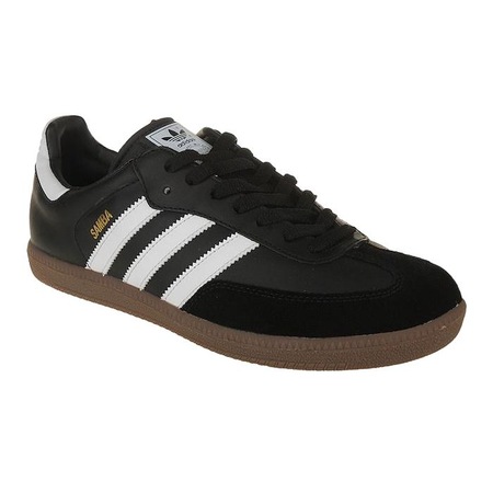 Adidasi barbati, Adidas, Piele naturala, Negru/Alb, 48 EU - eMAG.ro