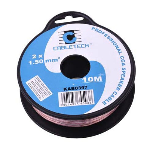 Hangszóró kábel CCA 2x1,50mm átlátszó 10M - eMAG.hu
