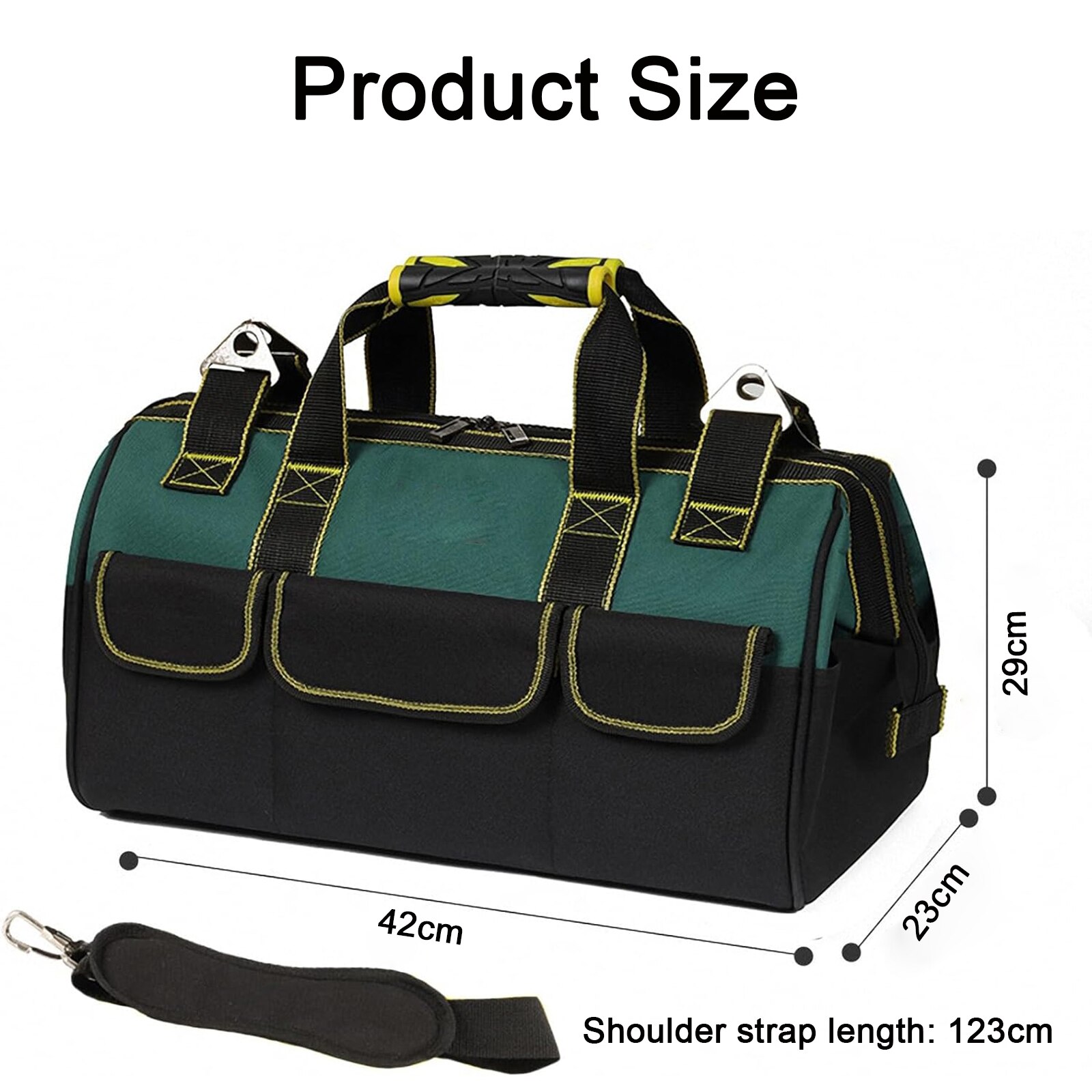 Geanta pentru scule, NUODWELL, Material din panza Oxford, 14 buzunare ...