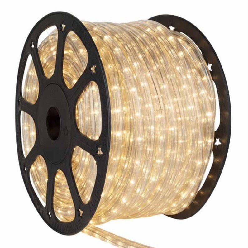 Furtun luminos cu Led Alb cald 100 m + controler - eMAG.ro